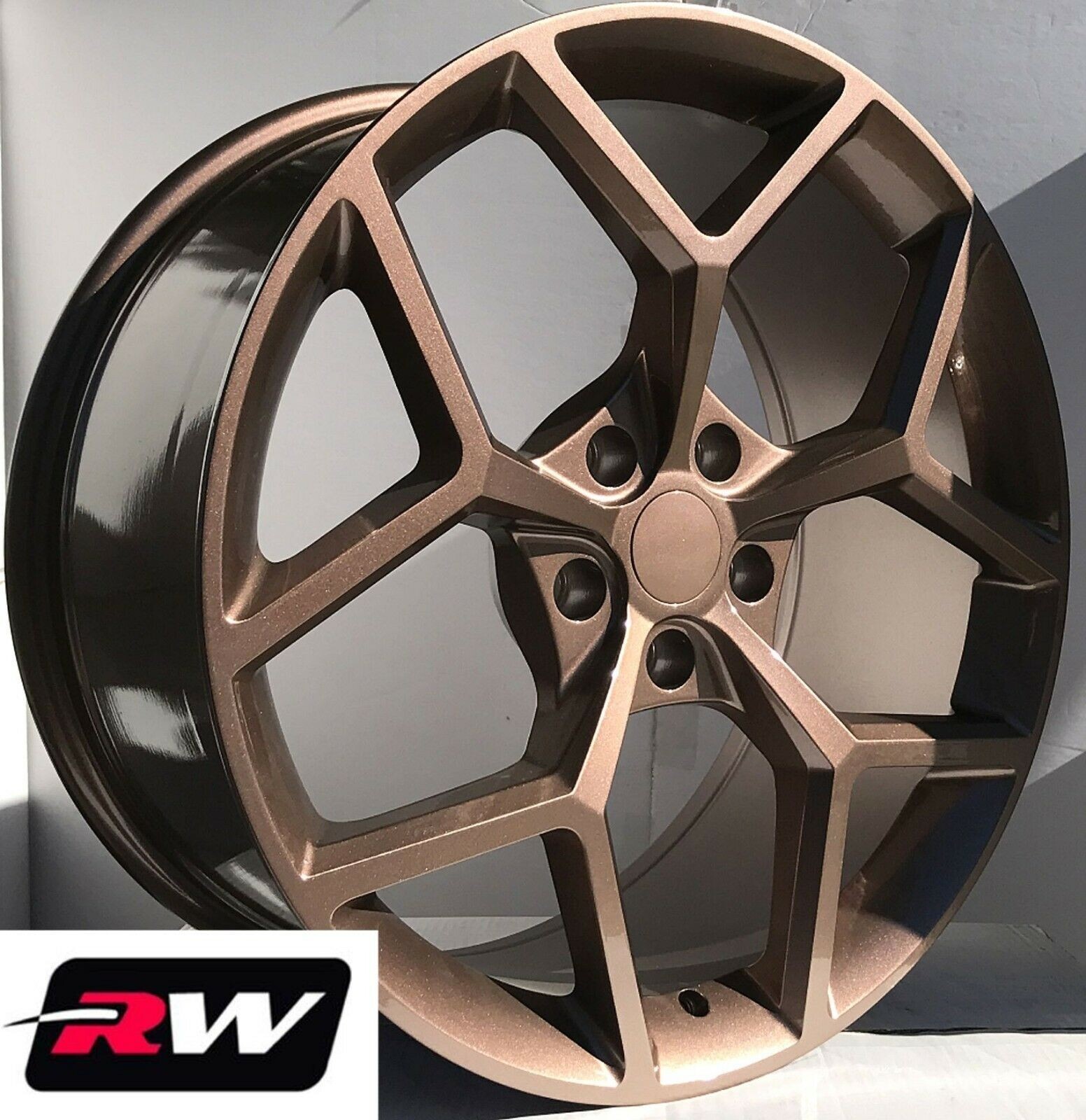 (4) 20" inch 20x9" Wheels Chevy Camaro Z28 OE Replica Copper Rims Set ...