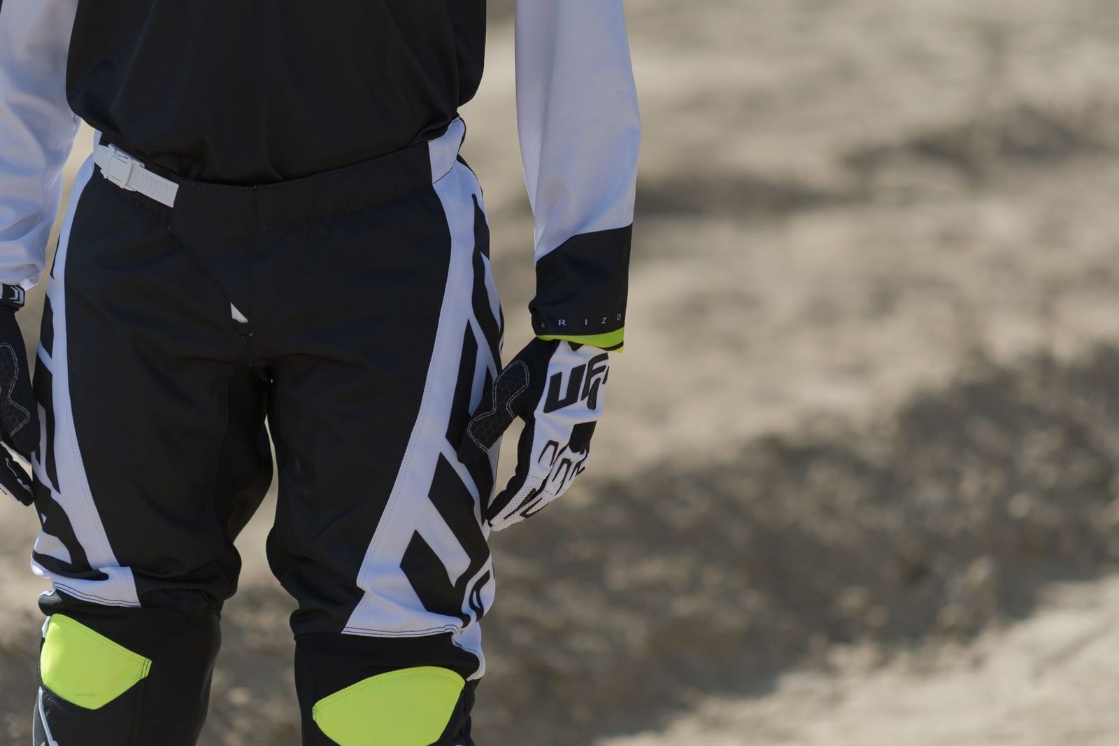 UFO Motocross Kit Horizon Black Green Jersey Pants Combo Off Road MX ...