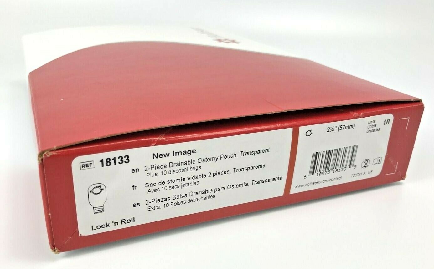 Hollister Ostomy 18133 Drainable Pouch Two Boxes of Ten Units - 20 ...