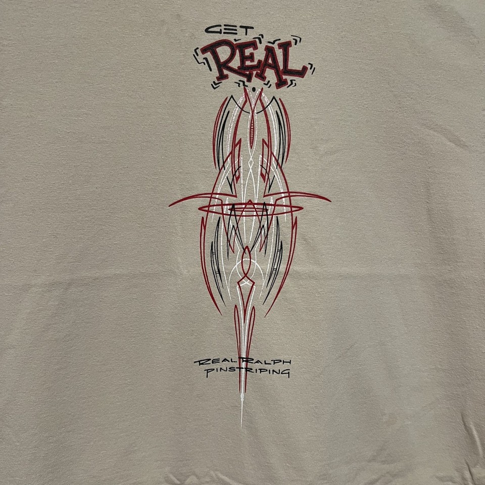 Real Ralph Pinstriping Shirt Size XL Vintage Hot Rod Hand Painted ...