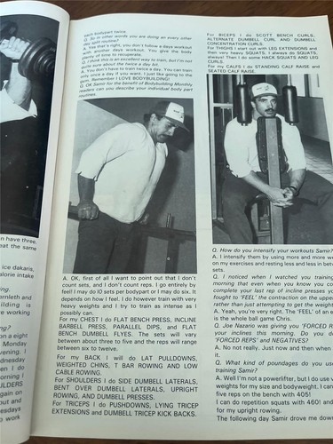 BODYBUILDING MONTHLY Volume 5 #1 muscle magazine SAMIR BANNOUT 10-81 ...