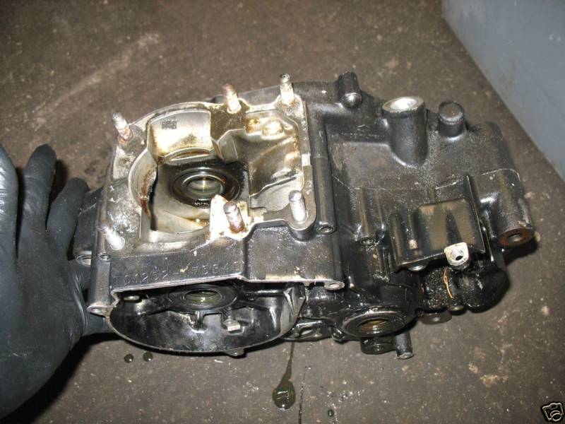 81 Suzuki TS100 TS125 TS 100 125 Engine Motor Crank Case Cases ...