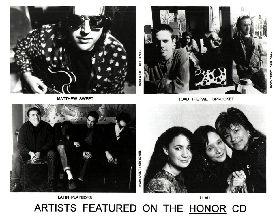 Matthew Sweet Toad Wet Sprocket Latin Playboys ULALI Honor CD - 8x10 ...