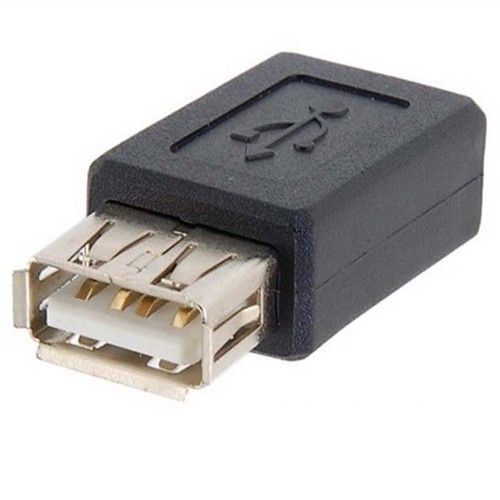 5PCS/lot USB 2.0 A Female to Micro USB B Female 5 Pin Adapter Connector ...