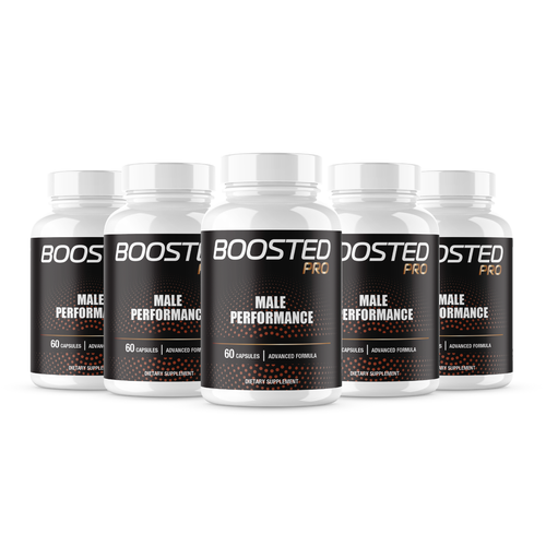 (5 PACK) Boosted Pro Pills for Men, Supports T-Levels and Boosts Energy ...