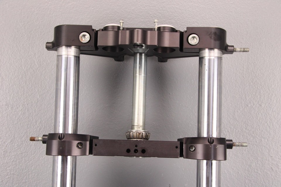 2000 Harley Touring AMERICAN SUSPENSION Triple Tree Front Forks for 23 ...
