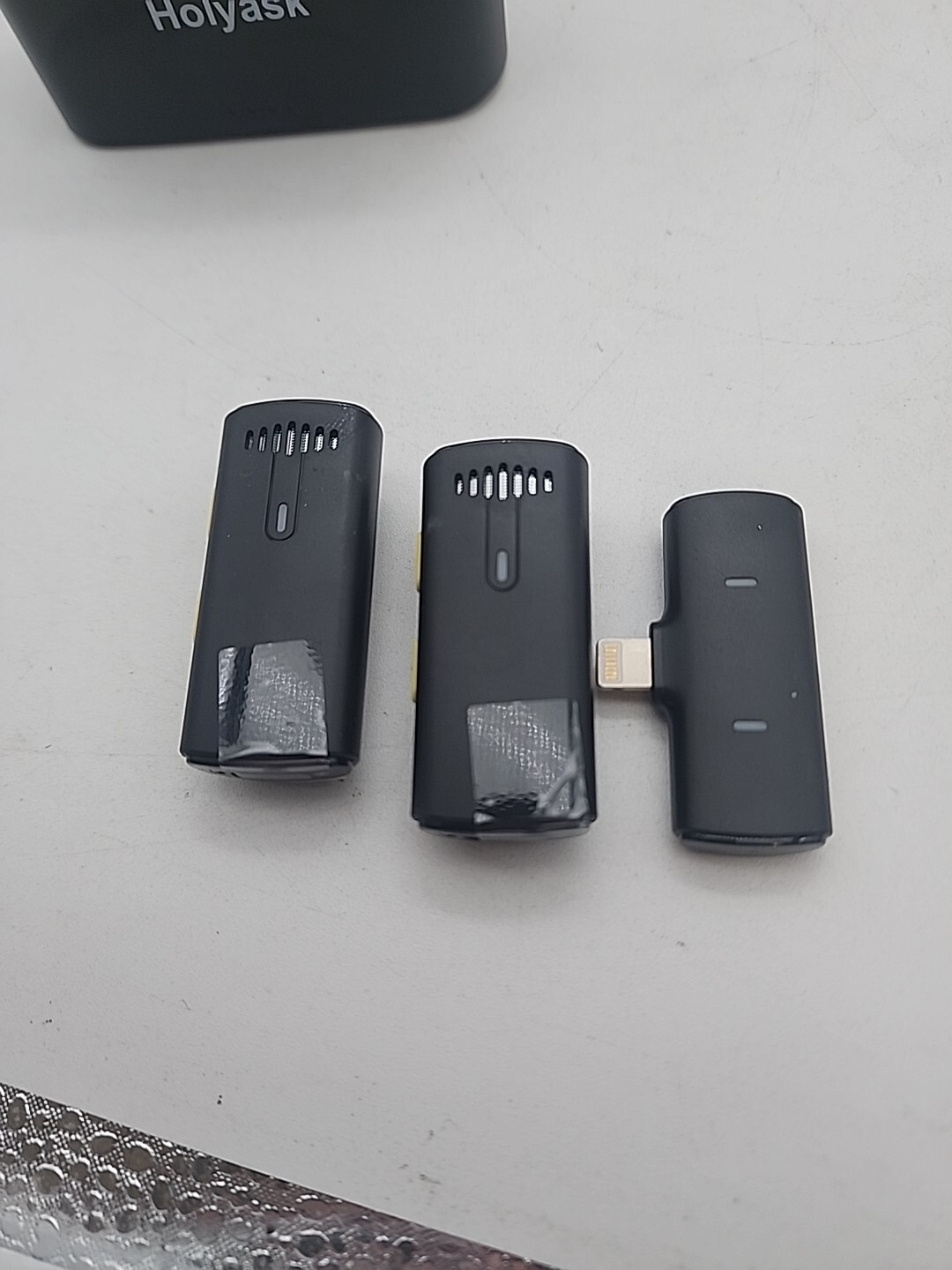 Holyask K10 Wireless Lavalier Microphone for iPhone iPad, iPhone ...