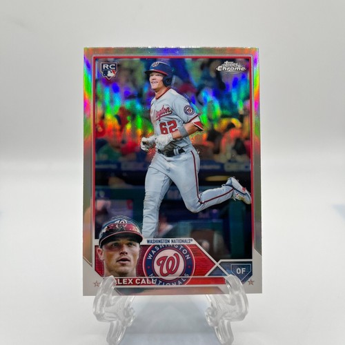 2023 Topps Chrome Baseball Alex Call RC #187 Refractor Washington ...