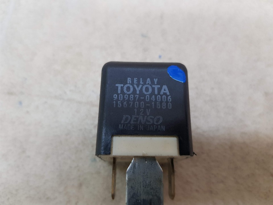 VARIOUS TOYOTA 4 PIN BLACK RELAY 90987-04006 156700-1680 | eBay