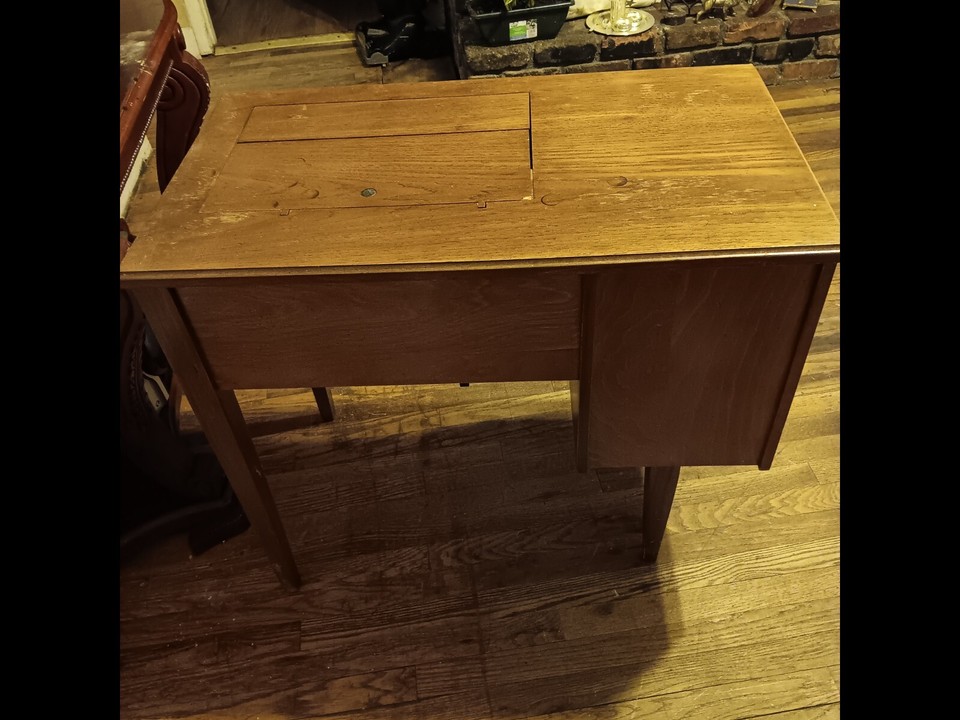 1964 singer sewing machine vintage in cabinet | eBay