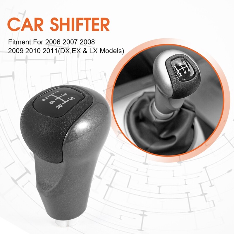 5 Speed Mt Car Knob Ball Shifter Head For Dx Lx 2006-2011 zz 194031519522 | eBay