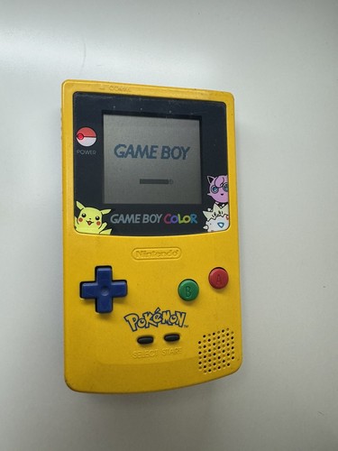 Nintendo GameBoy Color Pokemon Special Pikachu Edition Console ...