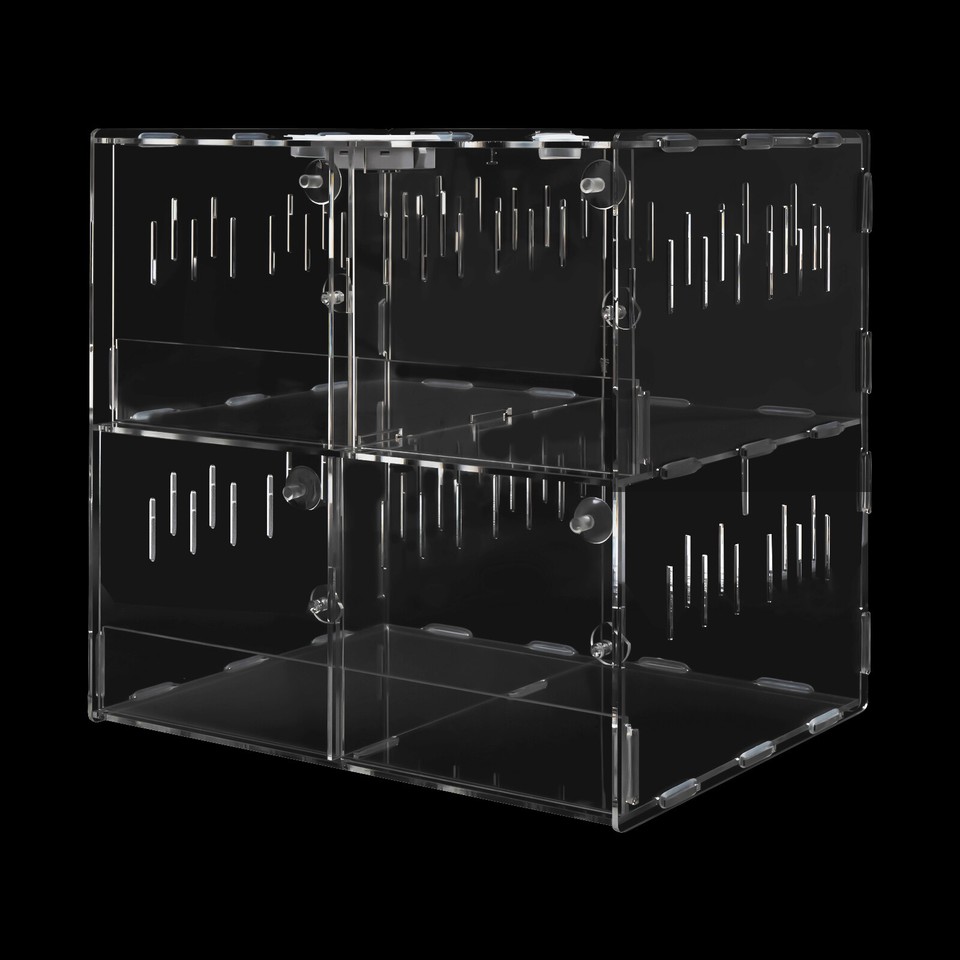 Acrylic Large Tank Cage Reptile Pet Enclosure Lizard Spider Snake Tank ...