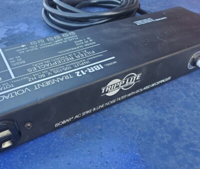 Tripp Lite IBR-12 ISOBAR AC Spike & Line Filter with 20A 125V ...