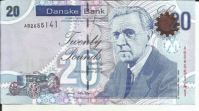 NORTHERN IRELAND 20 POUNDS 2012 P NEW . DANSKE BANK. XF CONDITION. | eBay
