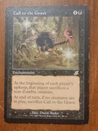 MTG Call to the Grave Scourge 58/143 Regular Rare | eBay