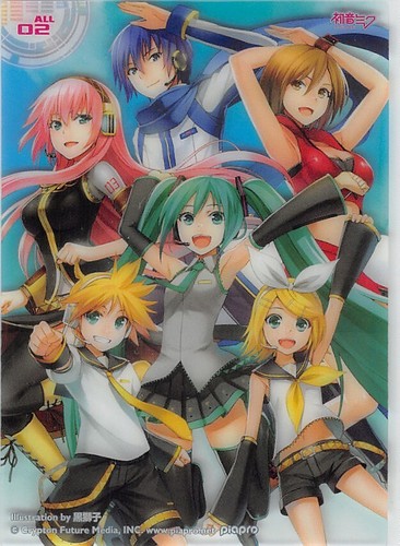 Vocaloid Hatsune Miku Trading Card Clear Card Collection ALL 02 HOLO ...
