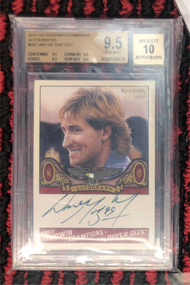 Wayne Gretzky Signed Trading Card - Goodwin Champions Upper Deck - 2011 ...