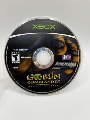 Goblin Commander: Unleash the Horde (Microsoft Xbox, 2003) Disc Only ...