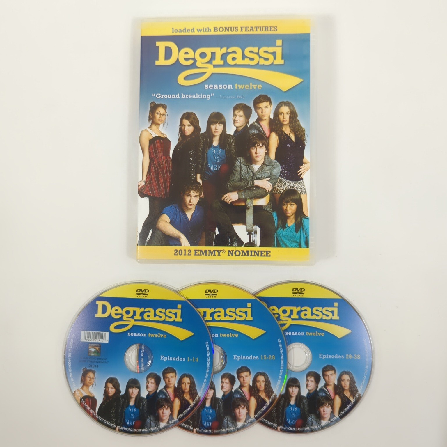 Degrassi: The Next Generation - Season 12 (DVD, 2013, 3-Disc Set ...