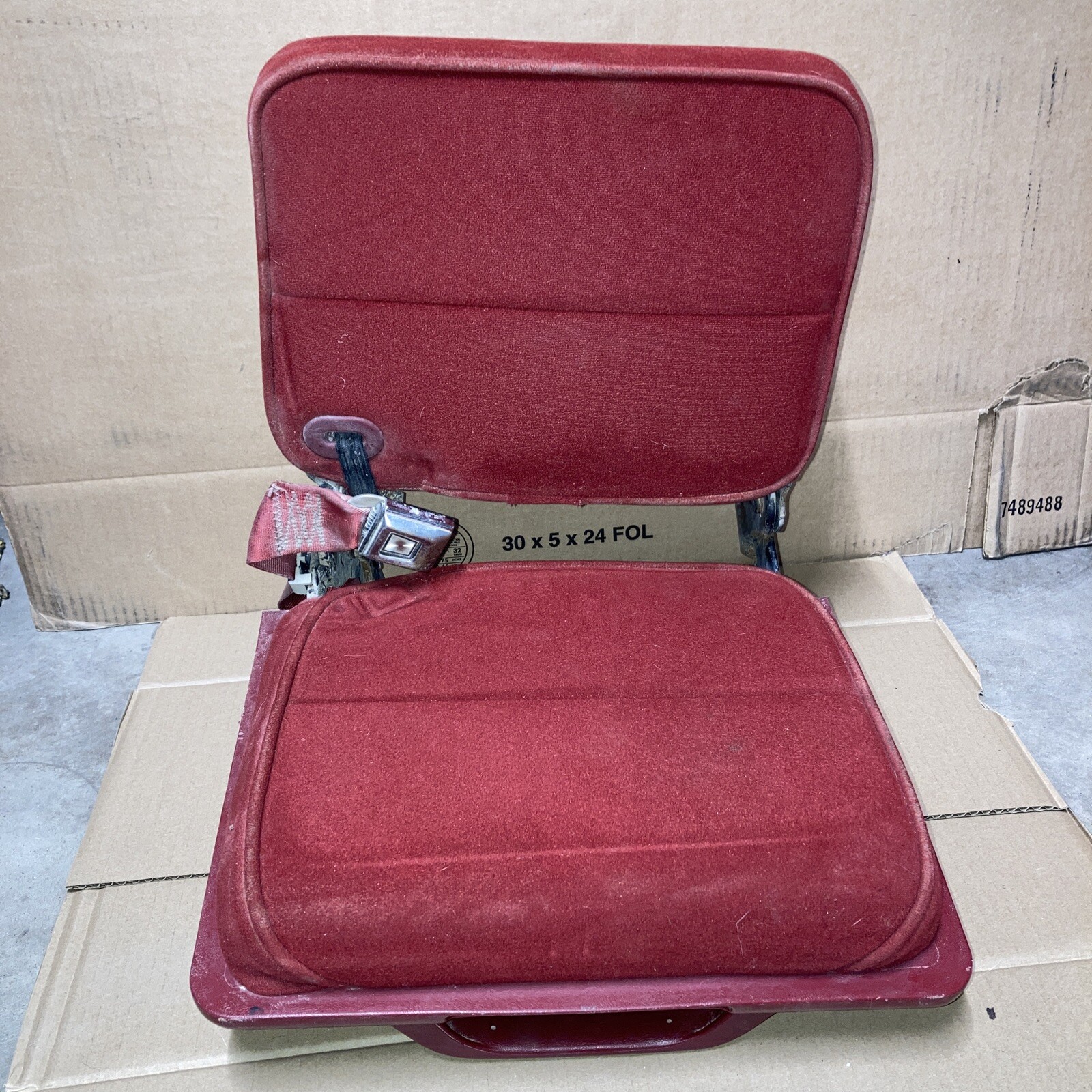 1991 92 9394 95 96 1997 Ford Ranger Rear Jump Seat LH Drivers Side Red ...