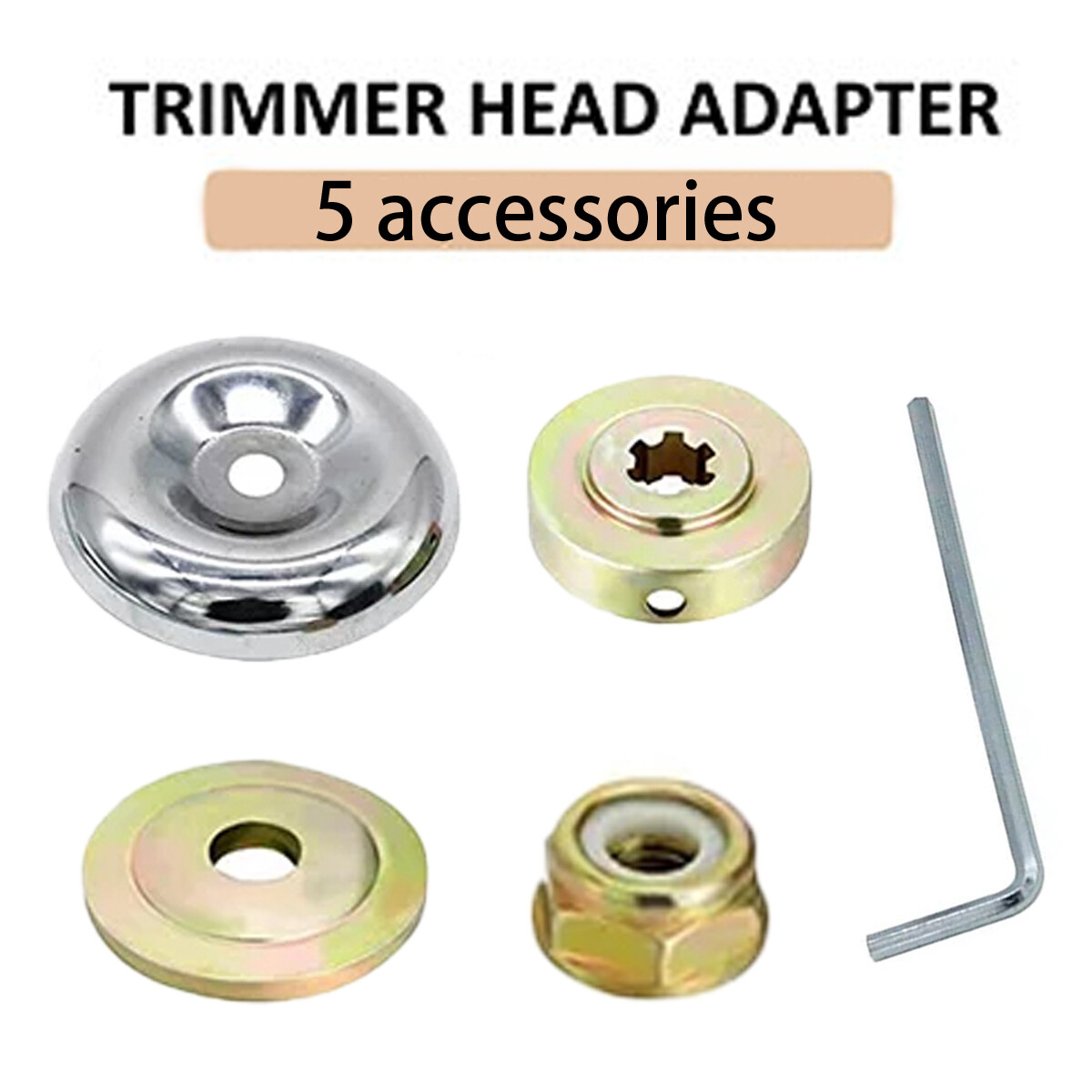 8 inch Steel Wire Wheel Brush Cutter Weed Eater Trimmer Head with ...