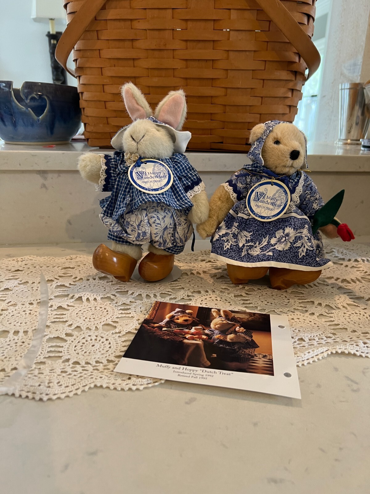 Muffy and Hoppy "Dutch Treat" Stuffed Bear North American Bear Co | eBay