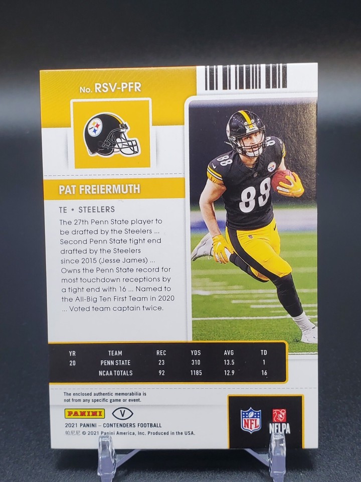 2021 Panini Contenders PAT FREIERMUTH Variation Rookie Ticket #RSV-PFR ...