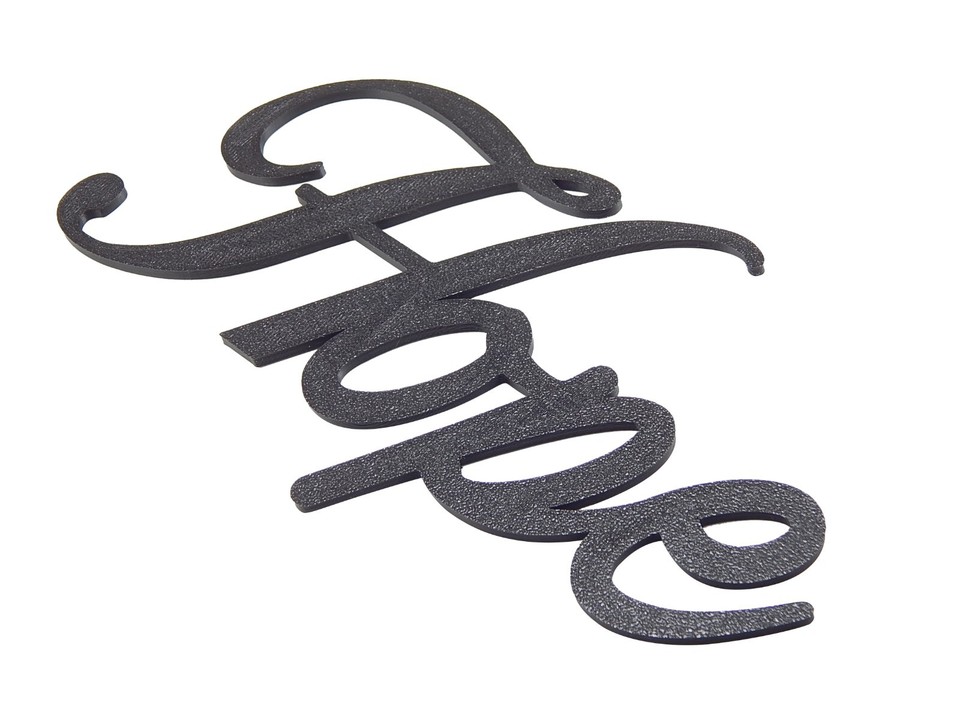 Hope Word Art Sign Home Kitchen Decor Wall Hanging Cursive Script ...