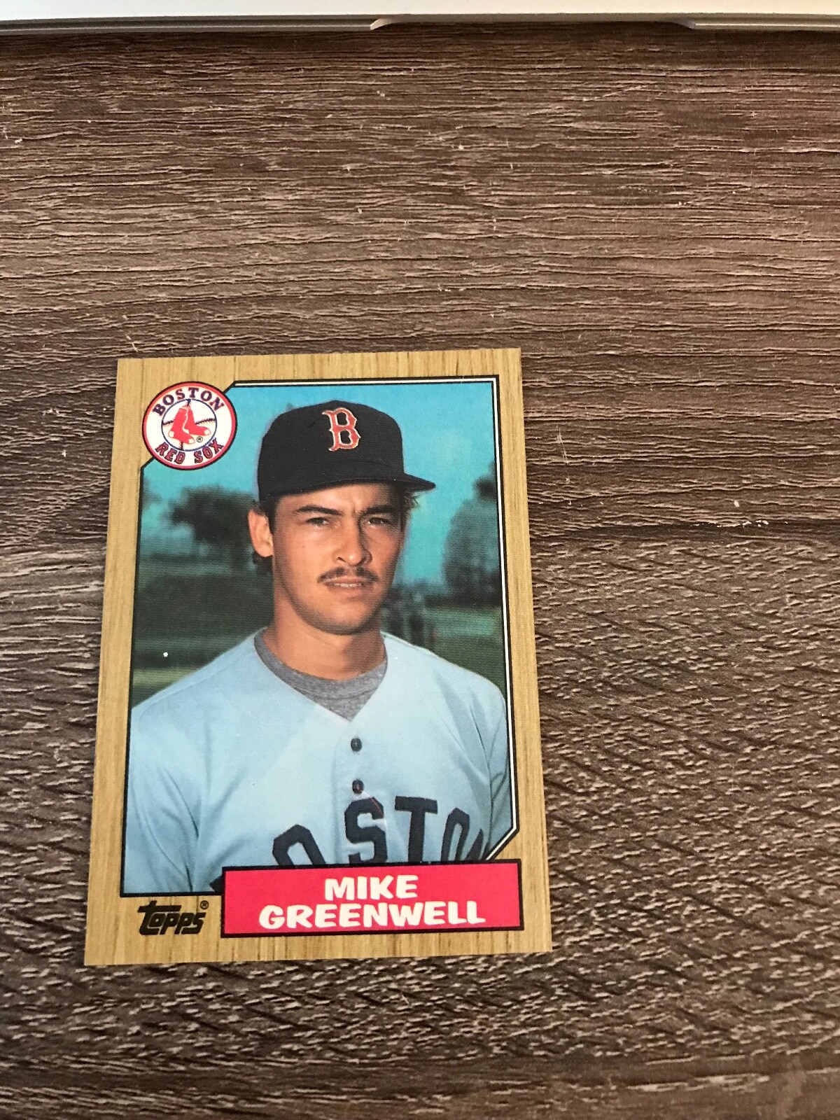 1987 Topps #259 Mike Greenwell RC Rookie Card Boston Red Sox NM | eBay