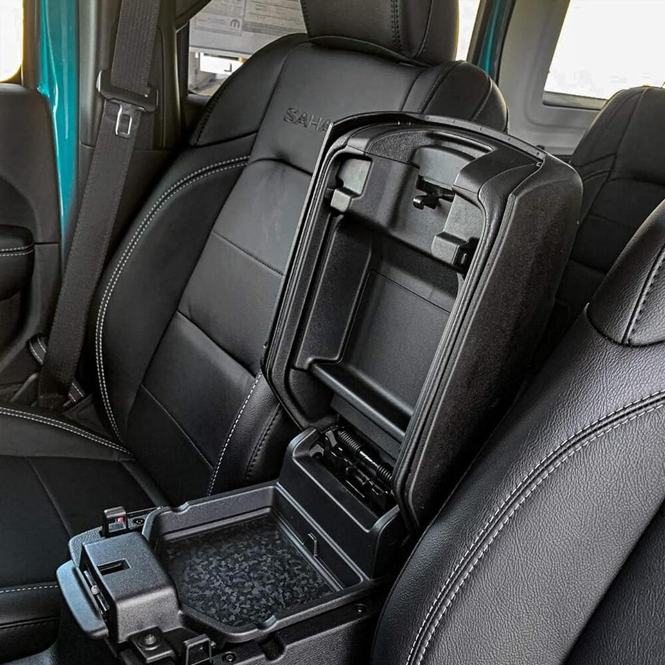 Jeep Locking Center Console Center Console Armrest Cover Pad For Jeep ...