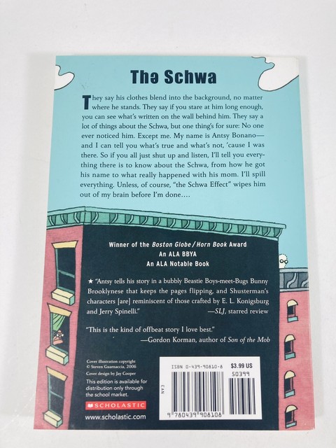 The Schwa Was Here 2004 by Neal Shusterman 0439908108 for sale online ...