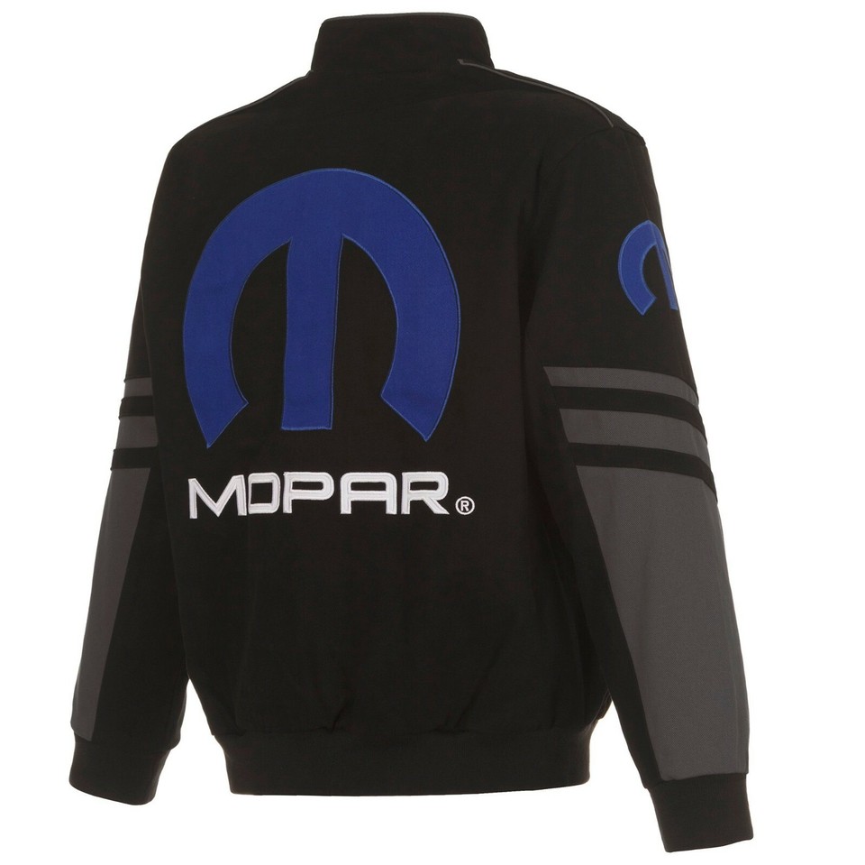 Authentic Mopar Racing Embroidered Cotton Jacket Black new | eBay