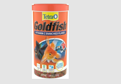 Tetra TetraFin Goldfish Flakes 7.06 Ounces, Balanced Diet Fish Food ...