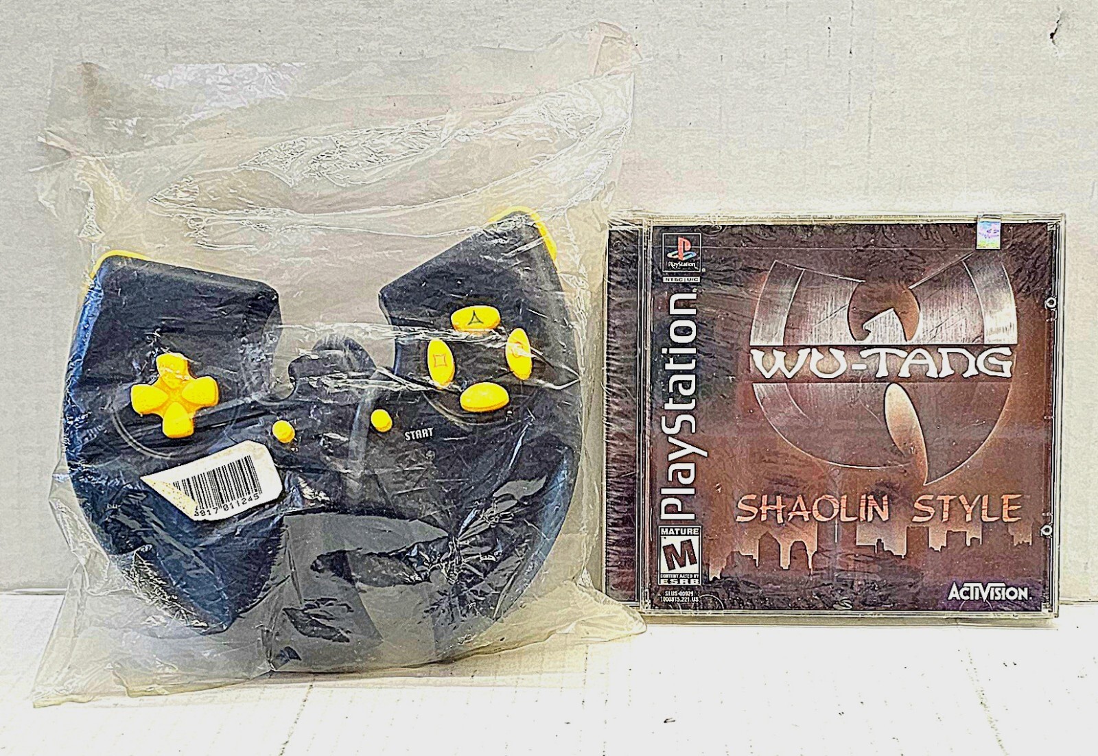 SEALED Wu-Tang PS1 Controller & SEALED Wu-Tang Shaolin Style PS1 Video ...