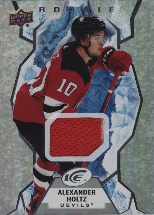 2021-22 Upper Deck Ice - Rookie Alexander Holtz #125 Jersey Relics (MEM ...