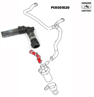 LAND ROVER COOLANT ELBOW TO WATER PUMP RANGE 06-12 4.2L 5.0L SCH ...