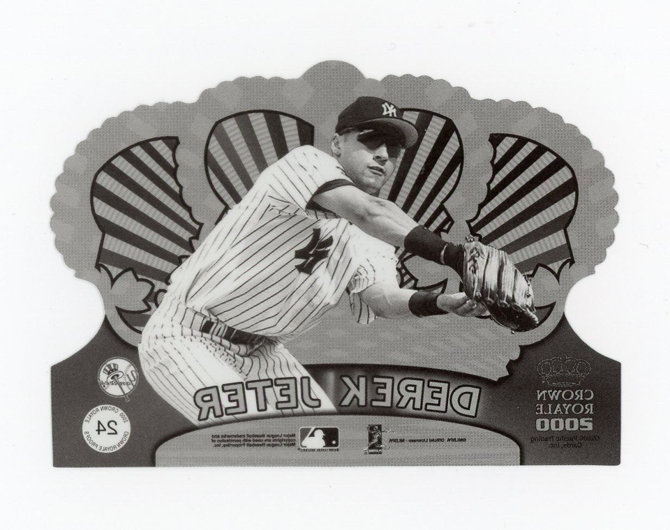Derek Jeter HOF 2000 Pacific Crown Royale "Proofs" #24 (Die-Cut Photo ...
