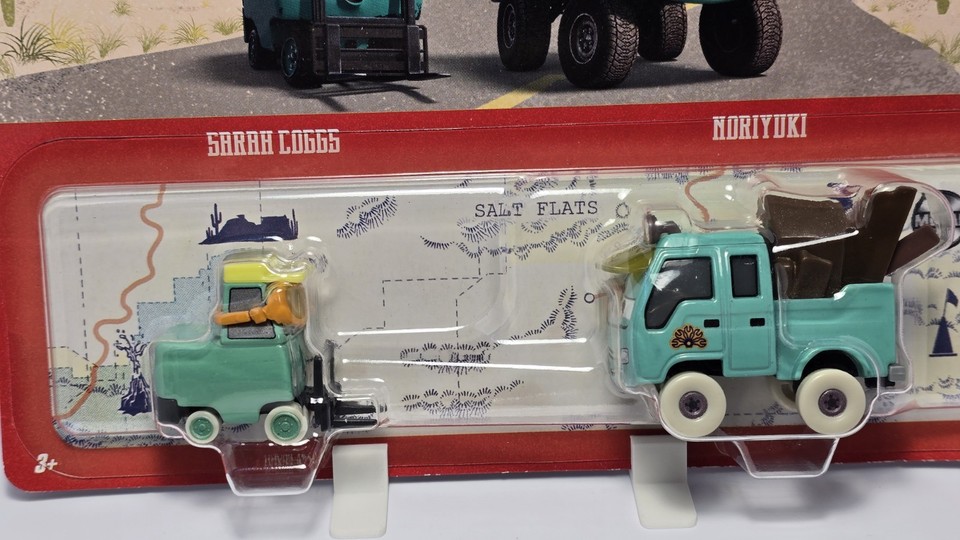 DISNEY PIXAR CARS - SARAH COGGS & NORIYUKI - SALT FLAT RACING TEAM ...