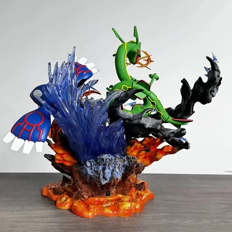 35cm/13.78in Pokemon Anime Figure Groudon Kyogre Rayquaza Action ...