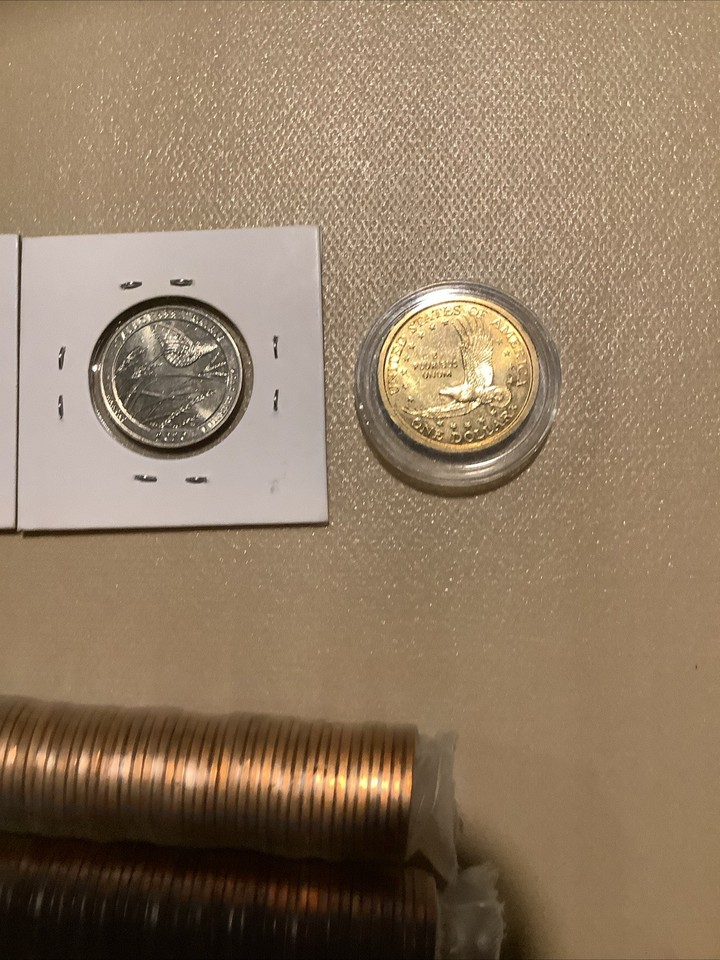 US Coins X2 S Quarters X2 Penny Rolls X1 One Dollar 2000 P | eBay