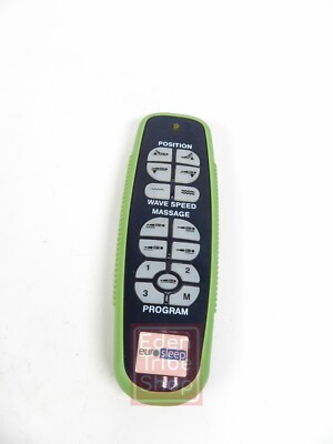 Euro Sleep Remote Control For Adjustable Bed Wave Speed Massage ...