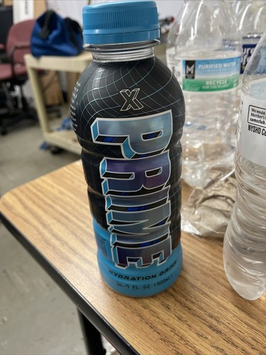 💎 PRIME X BLUE HOLOGRAPHIC BOTTLE 💎 X1 BOTTLE *empty* *read desc* | eBay