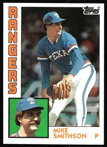 1984 Topps Mike Smithson Rookie #89 Texas Rangers | eBay