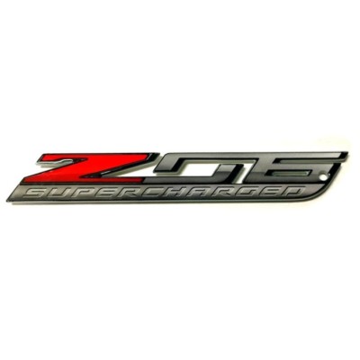 C7 Corvette ZO6 Super Charged Metal Magnet Emblem Art 6 x 7/8 LT4 Art ...