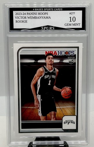 2023-24 Panini Hoops Victor Wembanyama Spurs Rookie Card #277 Gem Mint ...