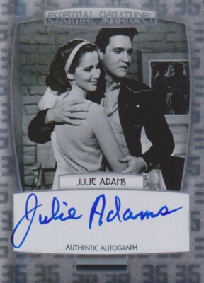 2012 ESSENTIAL ELVIS SIGNATURES JULIE ADAMS ES-JA AUTOGRAPH CARD | eBay