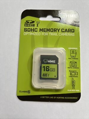 HME SDHC 16GB Memory Card Optimized For Trail Cameras -Universal- Model ...