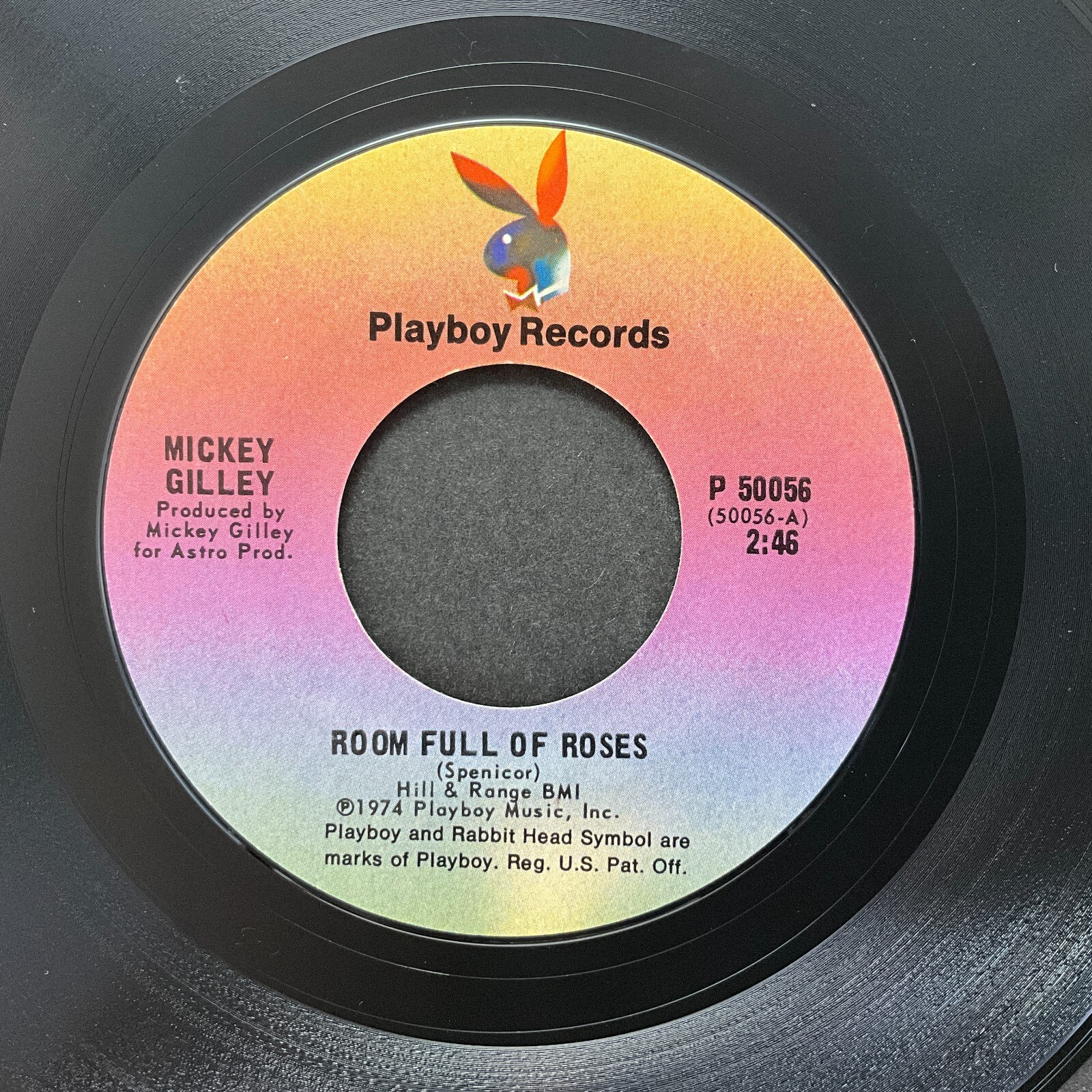 Mickey Gilley, Room Full Of Roses / She Called Me Baby, 7" 45rpm, Vinyl ...