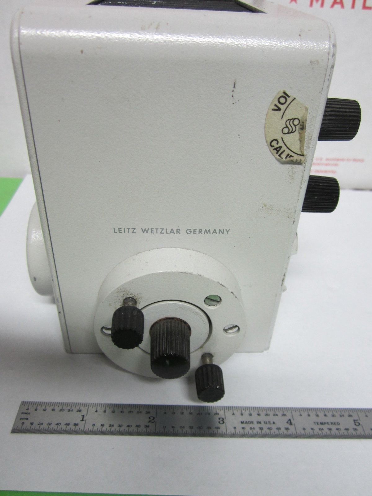 MICROSCOPE ILLUMINATOR LAMP HOUSING ORTHOPLAN LEITZ WETZLAR GERMANY BIN ...